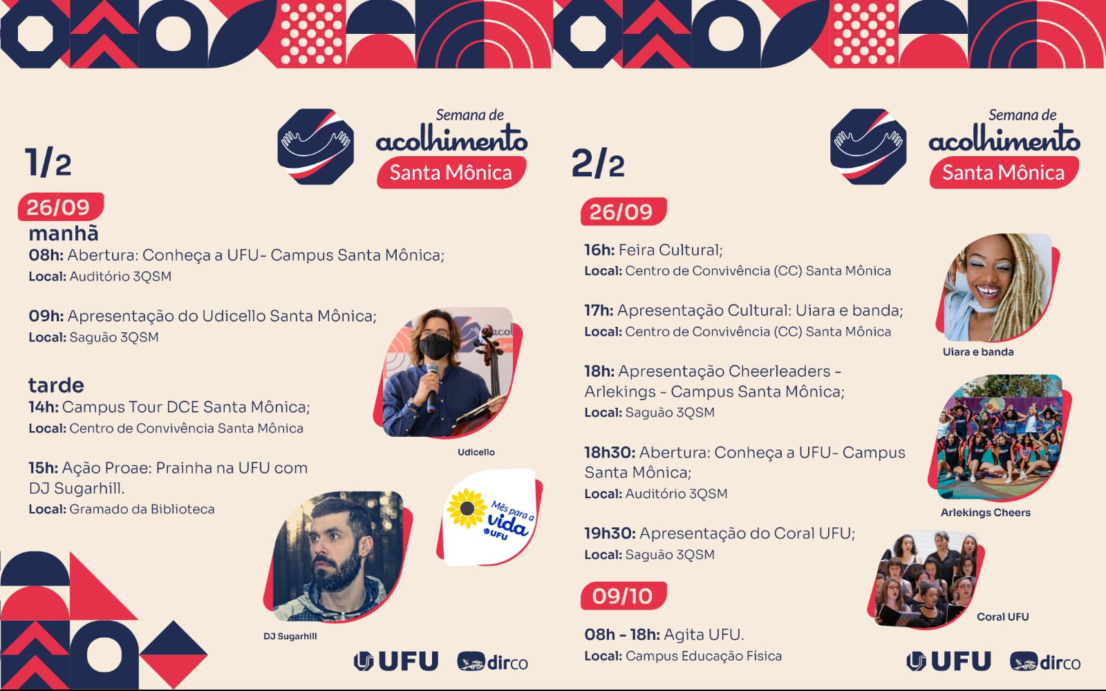 Semana de acolhimento UFU | PROGRAD/UFU